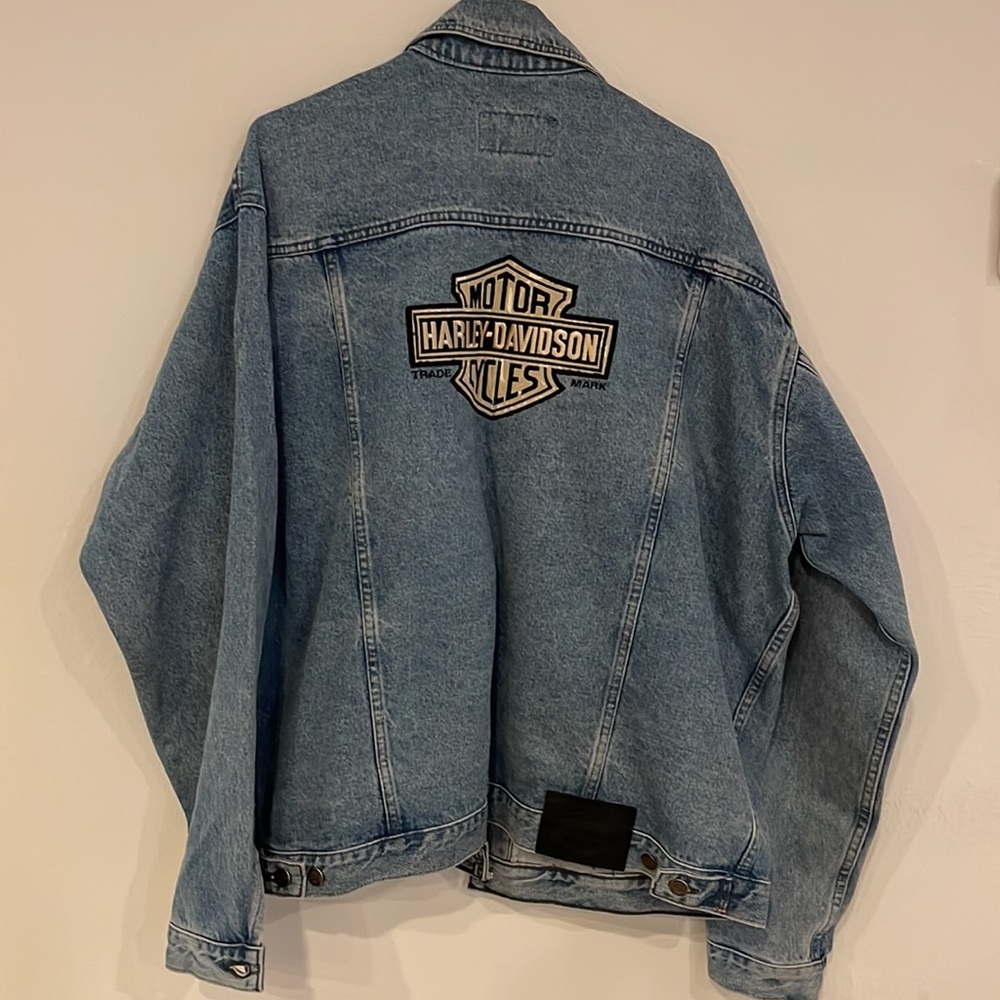Harley Davidson Vintage Denim Jacket - Gem
